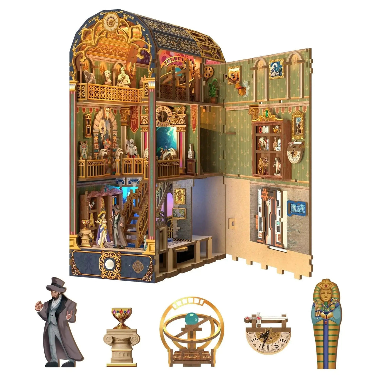 A Miniature Gallery Between Your Book Nook – Tonecheer