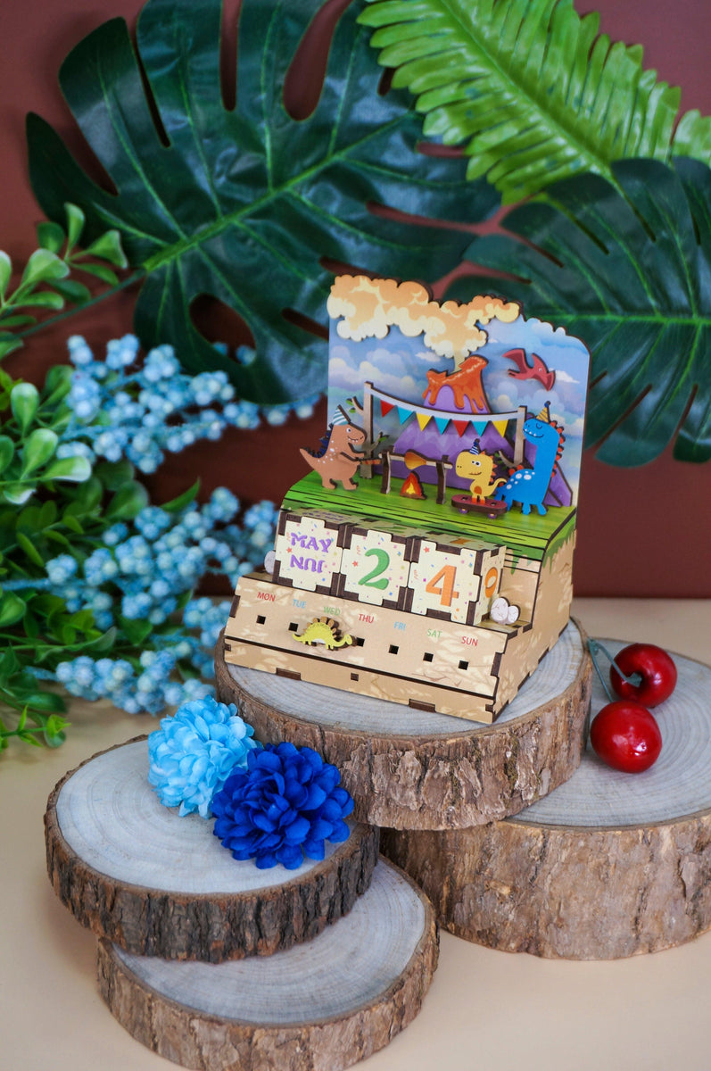 Tonecheer 3D Puzzle 3D Perpetual Calendar Puzzle DIY Calendar Kit