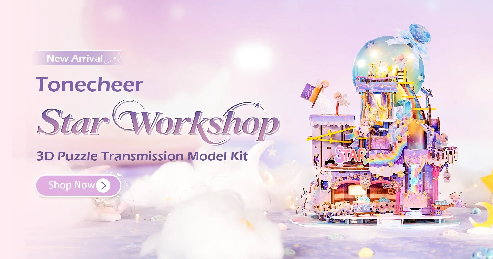 Tonecheer Shop | Book Nook Kit & 3D Wooden Puzzle