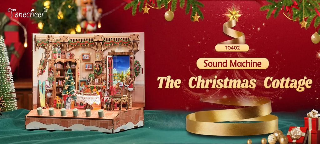 Tonecheer Official |Book Nook Kit & 3D Wooden Puzzle