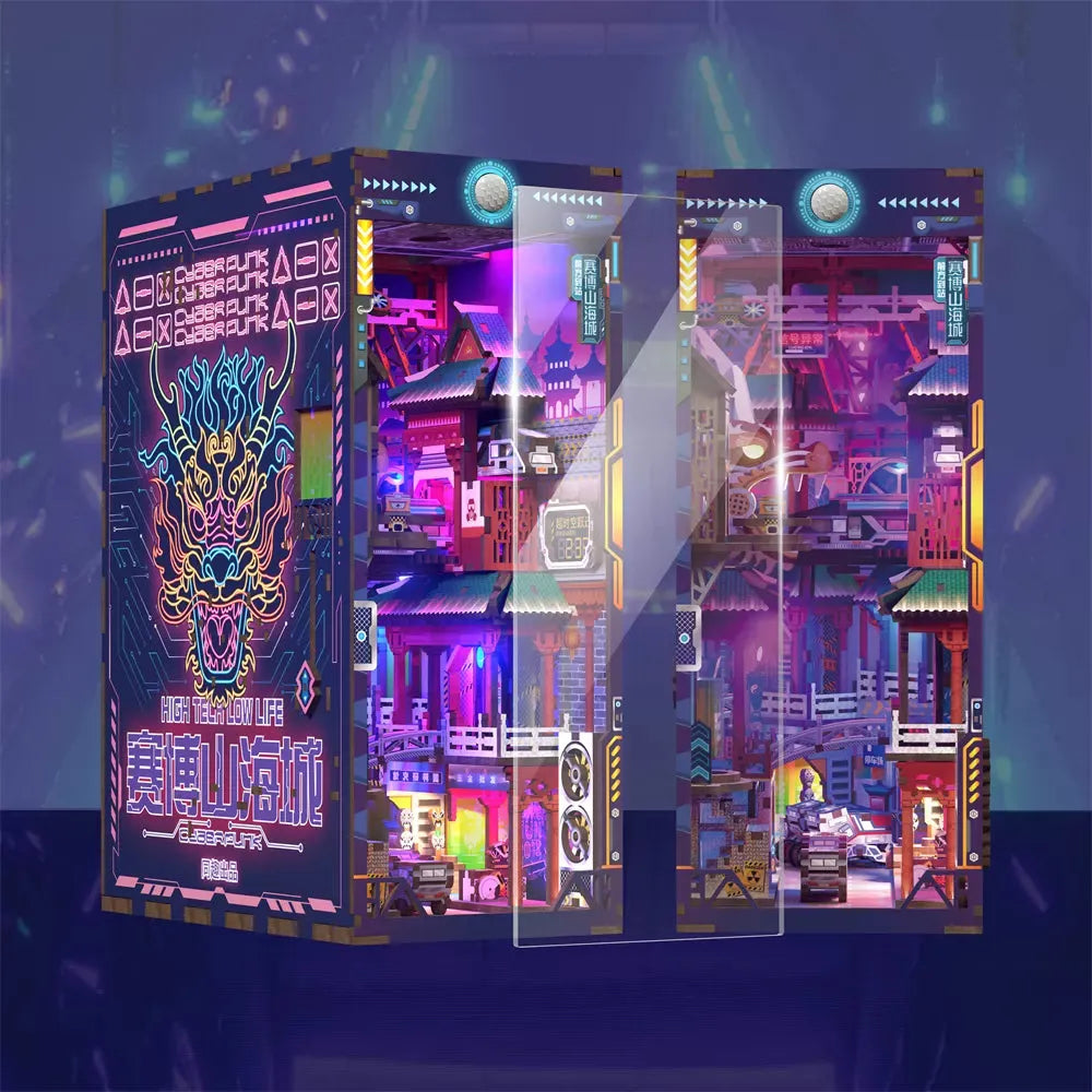 Tonecheer Official |Book Nook Kit & 3D Wooden Puzzle